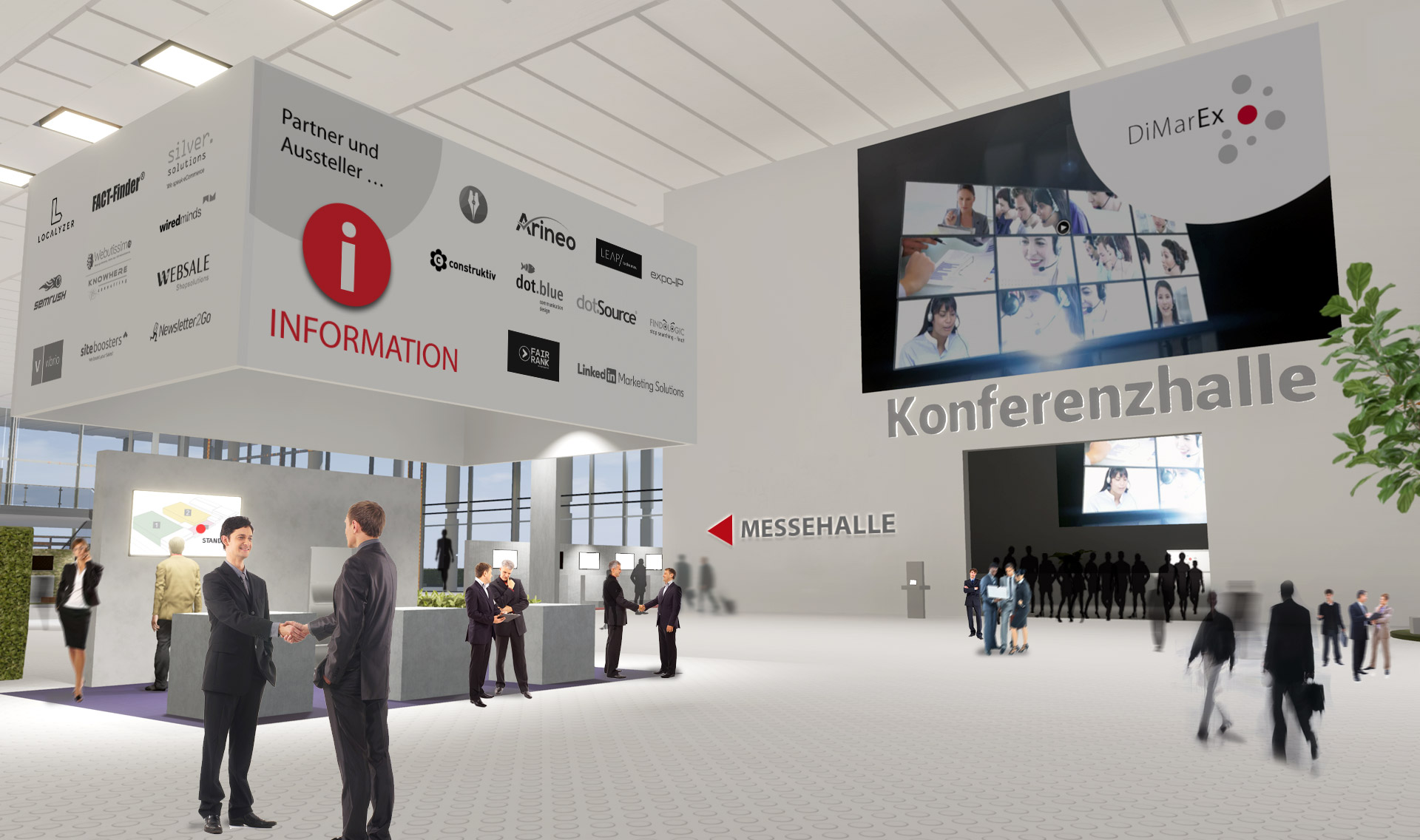 Virtuelle Messe, hybride Veranstaltung und digitale Events mit ...
